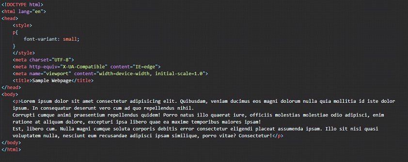 CSS Font Variant Gyanipandit Programming