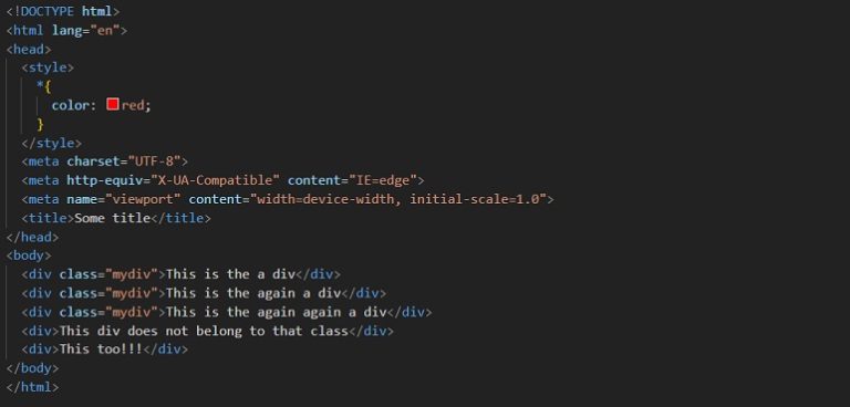 CSS Universal Selector | Gyanipandit Programming