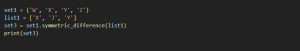 Python Set symmetric_difference() Method with examples